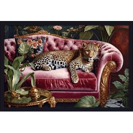 Pro Art Gerahmtes Bild BIG CAT COUCH