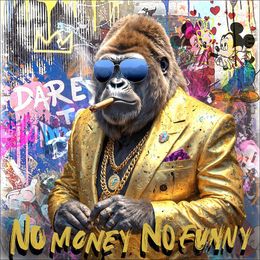 Pro Art Aludibondbild CRAZY GORILLA