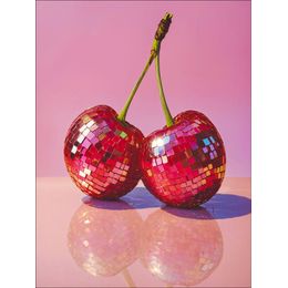 Pro Art Glasbild GLITTER CHERRY