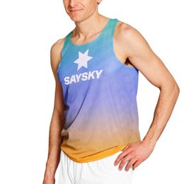 Saysky Drip Dye Flow Air Singlet Bekleidung Herren bunt