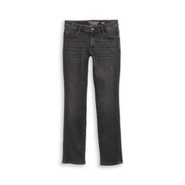 Tom Tailor Damen TTLIVA STRAIGHT Jeans, schwarz, Uni, Gr. 29/34