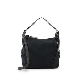 Tom Tailor Damen TTCAIA Beuteltasche aus Lederimitat, schwarz, Uni, Gr. ONESIZE
