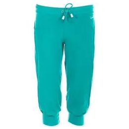 Sporthose WINSHAPE "WBE5", Damen, Gr. S, Normalgr&ouml;&szlig;en, gr&uuml;n (ocean gr&uuml;n), 90% Baumwolle, 10% Elasthan, Hosen Sporthose, 3/4-Trainingshose