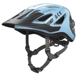 Fahrradhelm Abus "URBAN-I 3.0 ACE" Gr. S, blau (iced blau), Helme, S Kopfumfang: 51cm - 55cm