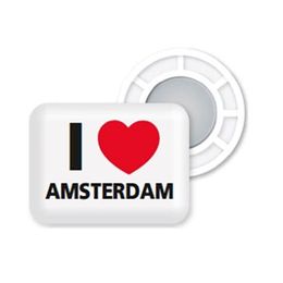 BibBits Magnetische Startnummernhalter I Love Amsterdam