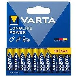 Varta Batterien High Energy LONGLIFE Power 10 St&uuml;ck