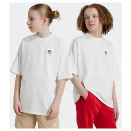 T-Shirt Adidas ORIGINALS "TEE", Jungen, Gr. 164, wei&szlig; (cloud wei&szlig;), Obermaterial: 100% Baumwolle, Rundhals, Shirts T-Shirt, lockere Passform, f&uuml;r Kinder, mit aufgesticktem Trefoil Logo