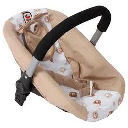Bayer Chic 2000 Puppen Autositz CHIC2000 "mit Adapter", b&auml;rchen beige, Puppenausstattungen, KinderB:30cm H:35cm T:30cm, Kunststoff, Polyester, Stahl, passend f&uuml;r Puppenwagen Mika, Nele, Jara, Linus und Linus Duo, B:30cm H:35cm T:30cm