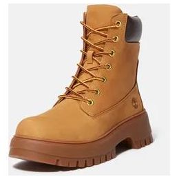 Schn&uuml;rboots Timberland "CORA VALLEY6 INCH LACE BOOT", Damen, Gr. 39,5, wheat nubuck, Leder, Schuhe Schn&uuml;rboots, Winterstiefel, Schn&uuml;rstiefel, Winterschuhe