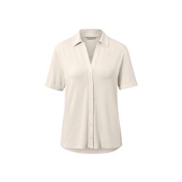 Tchibo - Blusenshirt mit Knopfleiste - Damen - Gr. S - creme