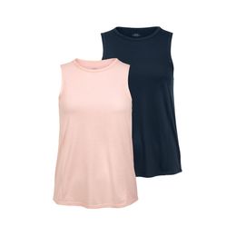 Tchibo - 2 Sporttops - Damen - Gr. XS - blau