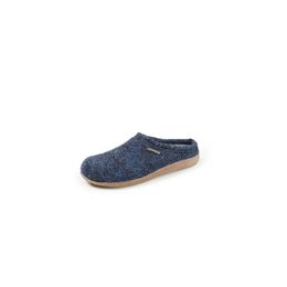 Giesswein - Pantoffel Veitsch, blau, Gr. 37 - Schurwolle