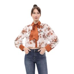Home Store Blouse female Orange size 36
