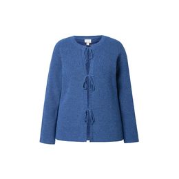 Ulla Popken Knit Cardigan female Blue size 46-48