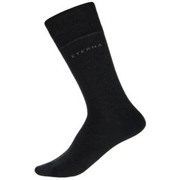 Eterna Socken Herren Größe 43/46 rauchgrau / schwarz