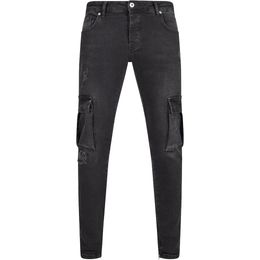 2Y Premium Cargo Jeans male Black size 38