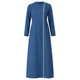 fashionshowcase Kleid 'Leila-Ferace' Damen Größe 46 royalblau Winterkleid
