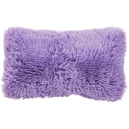 Fellkissen done. "Flurry", lavender, felloptik unifarben, B:30cm H:20cm L:50cm, Obermaterial: 100% Polyester, Dekokissen_Sitzkissen_Kissenhüllen, inklusive Füllung