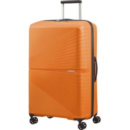 Hartschalen-Trolley American Tourister "AIRCONIC, in verschieden Farben und Größen", Gr. B/H/T: 49cm x 77cm x 31cm 101 l, orange, Polypropylen, Koffer, Koffer Reisegepäck Koffer Reisekoffer TSA-Zahlenschloss