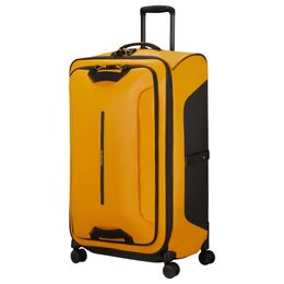Weichgepäck-Trolley Samsonite "ECODIVER, verschiedene Größen und Farben", Gr. B/H/T: 47cm x 79cm x 32cm 117 l, gelb, Nylon, Polyester, Basic, Koffer, Koffer Reisegepäck Weichgepäck-Koffer Fronttasche