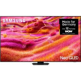 Samsung QLED-Fernseher "GQ98QN90FAT QLED Mini LED-Fernseher", Energieeffizienz: E (A-G), schwarz, 98 ″, Fernseher, NQ HDR+, Glare Free, Upscaling Pro, Dolby Atmos & AI Sound, bis 165Hz