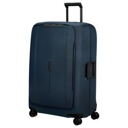 Hartschalen-Trolley Samsonite "ESSENS, verschiedene Größen und Farben", Gr. B/H/T: 56cm x 81cm x 34cm 140 l, blau (midnight blau), Polypropylen, Strukturmuster, Koffer, Reisekoffer Hartschalenkoffer Koffer für Flugreisen TSA-Schloss