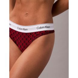 Damen Tanga "THONG", Calvin Klein Underwear, Gr. XSseamless emblem, schwarz berry, Webqualität, Obermaterial: 53% Baumwolle, 35% Modal, 12% Elasthan,