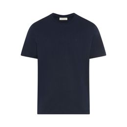 T-Shirt Calvin Klein Jeans "CLASSIC MONOGRAM", Herren, Gr. L, schwarz sapphire, Single Jersey, Obermaterial: 100% Baumwolle, unifarben, regular fit normal, Rundhals, eingesetzt abgesteppte Kante, Shirts, regular fit, Rundhalsausschnitt