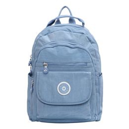 Mindesa Rucksack Damen Gr&ouml;&szlig;e One Size taubenblau / wei&szlig;