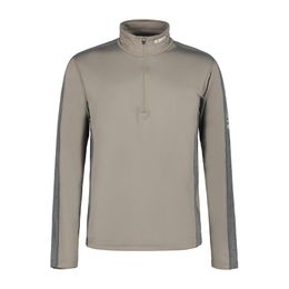 Funktionsshirt Icepeak "Icepeak FLEMINTON", Herren, Gr. L, grau, Jersey, Obermaterial: 92% Polyester, 8% Elasthan, hoch geschlossener Ausschnitt, Shirts