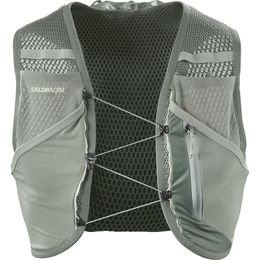 Trinkrucksack Salomon "ACTIVE SKIN 8 NO FLASKS", Gr. S, laurel wreath, lily pad, Obermaterial: 100% Polyamid, Rucksäcke