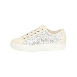 Sneaker Paul Green "Paul Green Sneaker Leder/Textil", Damen, Gr. 37,5, beige, gold, Leder, Textil, Schuhe Sneaker