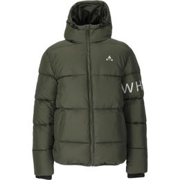 Daunenjacke WHISTLER "Drift", Jungen, Gr. 128, blau, 100% Nylon, unifarben, normal, Rundhals, Jacken, mit isolierendem Futter