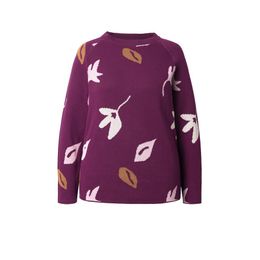 Ulla Popken Sweater female Purple size 50-52