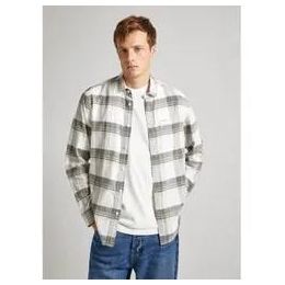 Pepe Jeans f&uuml;r Herren. PM308281 Perry Hemd wei&szlig; (XXL), L&auml;ssig, Baumwolle, Langarm