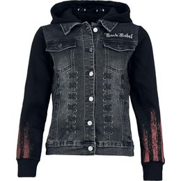 Rock Rebel by EMP Skulls & Details Jeansjacke schwarz in S Q325-000638