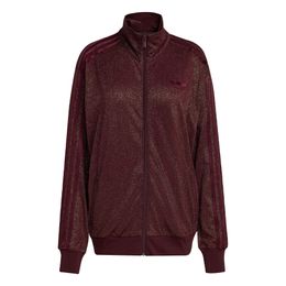 adidas originals Sweatjacke 'Firebird' Damen Gr&ouml;&szlig;e XXXL/4XL kirschrot / silber