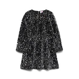 Vero Moda Girl Kleid 'VMBella' M&auml;dchen Gr&ouml;&szlig;e 134 schwarz