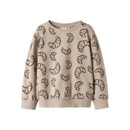name it Sweatshirt Jungen Gr&ouml;&szlig;e 110 beige / braun