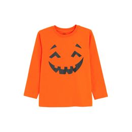 Cool Club Shirt Jungen Gr&ouml;&szlig;e 104 neonorange / schwarz