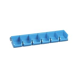 Allit Sichtboxen-Set blau 613x165x75 mm (457062)