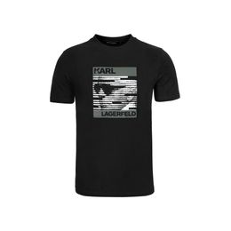 K by KARL LAGERFELD Karl Lagerfeld T-Shirt Herren Gr&ouml;&szlig;e M graphit / schwarz / wei&szlig;