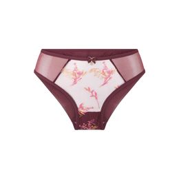 Lingadore Slip Damen Gr&ouml;&szlig;e M senf / hellpink / bordeaux
