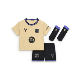 Nike FC Barcelona Babykit Away 2025/2026 Kids Gold F784, Größe 24-36, Kinder, Fan Artikel - 11teamsports
