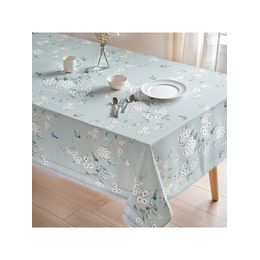 Mint Rugs Tischdecke "Floral And Tropical Galan" in Mint/ Wei&szlig; - 61% | Gr&ouml;&szlig;e 155x100 cm |