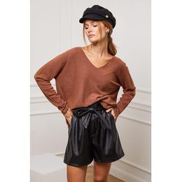 Joséfine Pullover "Erjine" in Camel - 59% | Größe XL | Damen-pullover-cardigans