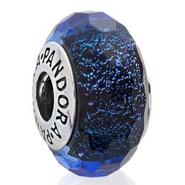 Pandora Silber-Bead mit Muranoglas - 10% | Schmuck