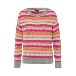 More & More More & More Pullover in Grau/ Pink/ Orange - 62% | Größe 40 | Damen-pullover-cardigans