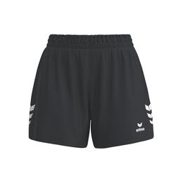 Erima Trainingsshorts "Celebrate 125" in Schwarz - 48% | Größe 34 | Damen-sporthosen