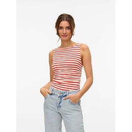 Véro Moda Vero Moda Top in Weiß/ Rot - 40% | Größe XL | Damen-tops